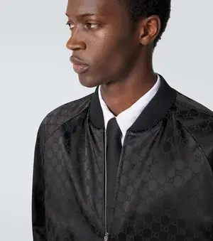 Gucci Cotton And Silk Neck Tie - Black