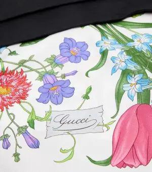 Gucci Flora Silk Twill Scarf - Multicoloured