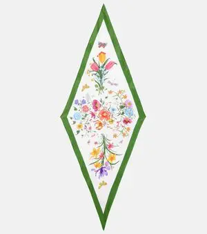 Gucci Flora Silk Twill Scarf - Multicoloured
