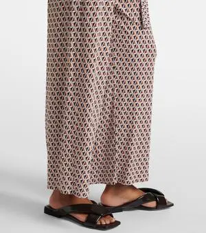 Max Mara Belted Printed Jumpsuit