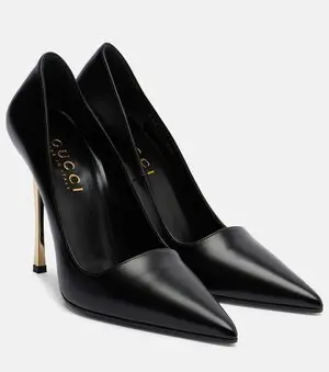 Gucci Bombshell 120 Leather Pumps