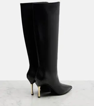 Gucci Bombshell Leather Knee-high Boots