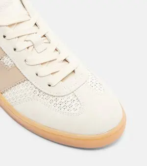 Hogan Suede And Fabric Sneakers