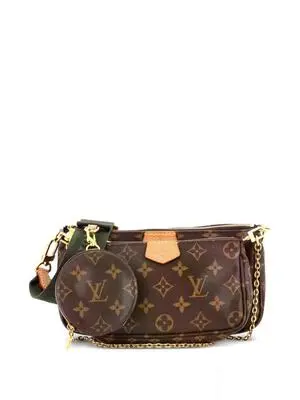 LOUIS VUITTON Multi Pochette Accessoires Monogram Canvas Crossbody Bag - Brown