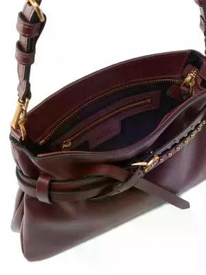 Pinko Small Studded-belt Shoulder Bag - Red