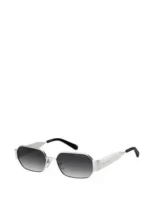 Marc Jacobs Palladium Geometric Sunglasses - Silver