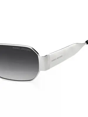 Marc Jacobs Palladium Geometric Sunglasses - Silver