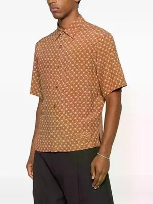 Sandro Link Print Loose-fit Shirt