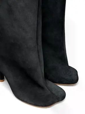 MAISON MARGIELA Suede Square Toe Slouch Boots