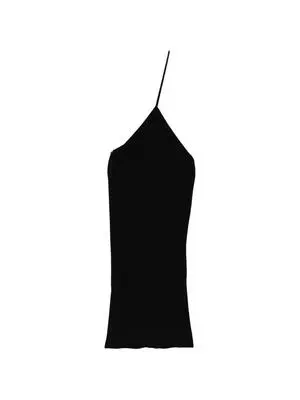 Rick Owens Strap Bias Dress - Grey