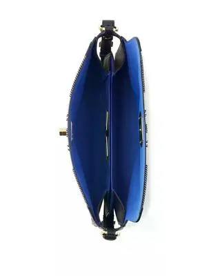 LANVIN Compagnon Striped Shoulder Bag