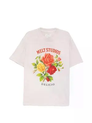 MELT Floral Print T-shirt - Pink