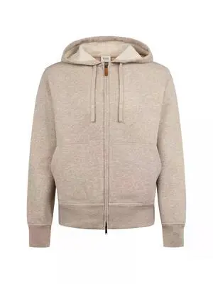 TOD'S Zip-fastening Hoodie - Neutrals