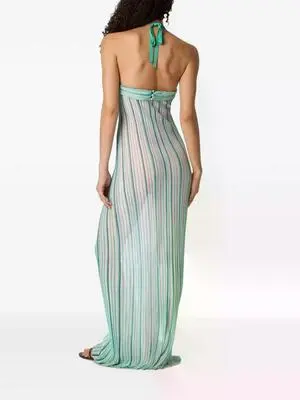 Missoni Striped Halterneck Beach Dress