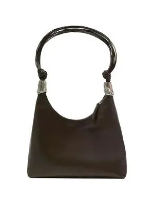 Staud Cuff One-Handle Shoulder Bag Brown