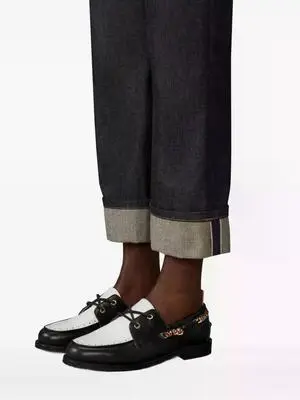 Thom Browne Chain-detailed Loafers - Black