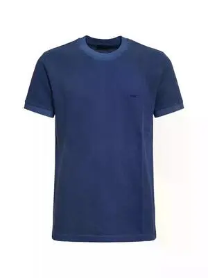 FAY Piqué Embroidered T-shirt