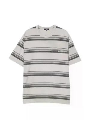 Comme Des Garçons Striped T-shirt - Grey