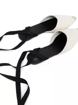 Jacquemus Tie Strap Sandals - Neutrals
