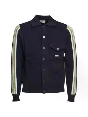 AUTRY Logo-print Side-stripe Jacket