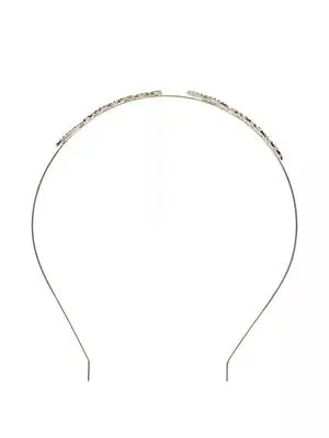 Red Valentino Embellished Lettering Detail Headband