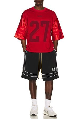 Rhude Lightning Football Jersey - Red