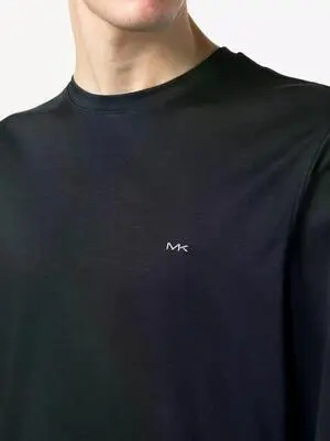 Michael Kors Cotton Logo Detail Crew Neck Sweatshirt