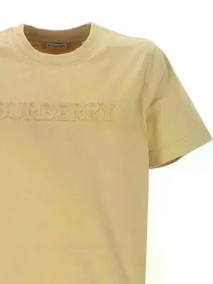 Burberry Logo Embroidered T-shirt