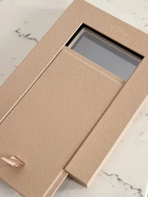 Smythson Panama Textured-leather Picture Frame