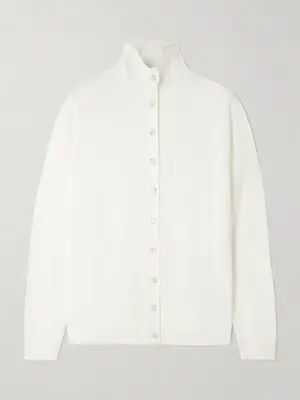 ALLUDE Wool Cardigan