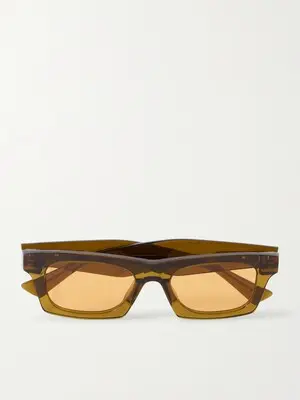 Bottega Veneta Ribbon Square-frame Sunglasses - Brown