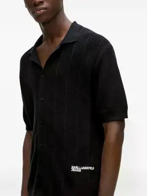 Karl Lagerfeld Buttoned Shirt - Black