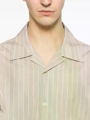JIL SANDER Stripe-pattern Short-sleeve Shirt