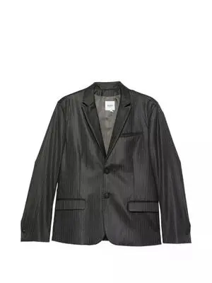 Moschino 2000s Pinstriped Blazer - Grey