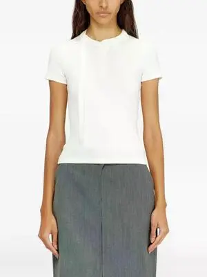 DIESEL® Ribbed Neck Strap Top - White