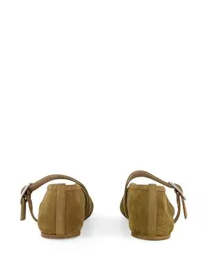 Le Monde Beryl Stella Suede Ballet Flats - Brown