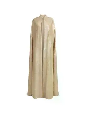 GEMY MAALOUF Sequined Kaftan - Neutrals