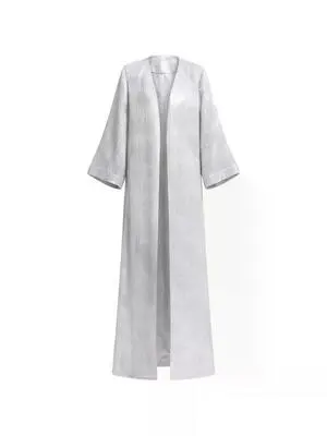 GEMY MAALOUF Loose-cut Maxi Kaftan - Silver