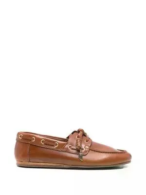 ANCIENT GREEK SANDALS Pliaria Lace-up Loafers - Brown