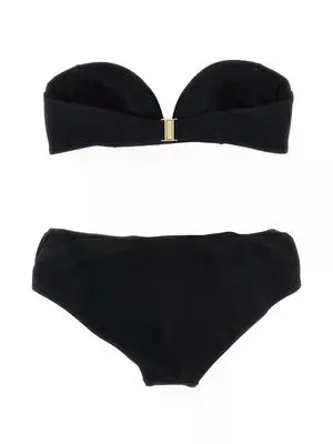 Zimmermann Strapless Sweetheart Bikini Set - Black