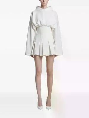 HAMZA Cleopatra Hooded Mini Dress