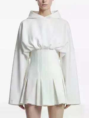 HAMZA Cleopatra Hooded Mini Dress