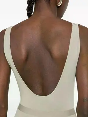 Wardrobe.NYC V-neck Bodysuit - Neutrals