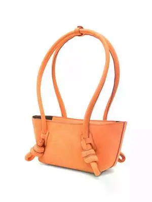 Hereu Mini Fleca Knot-detail Shoulder Bag - Orange