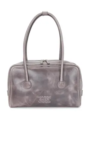 MARGESHERWOOD Soft Boston Shoulder Bag - Grey