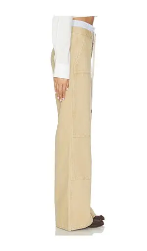 Monse Double Waistband Wide Leg Pant