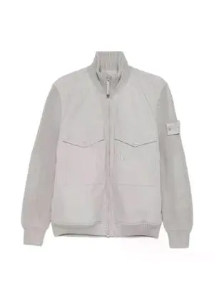 Stone Island Logo-patch Knit Jacket