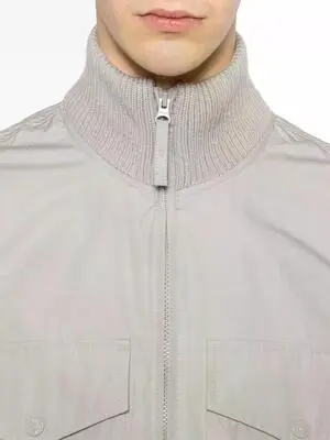 Stone Island Logo-patch Knit Jacket