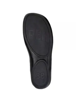Camper Slingback Sandals With Thong Strap - Black