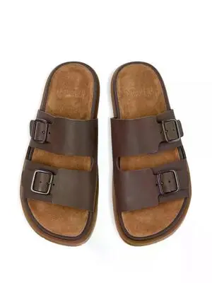 Camper Buckle Sandals - Brown